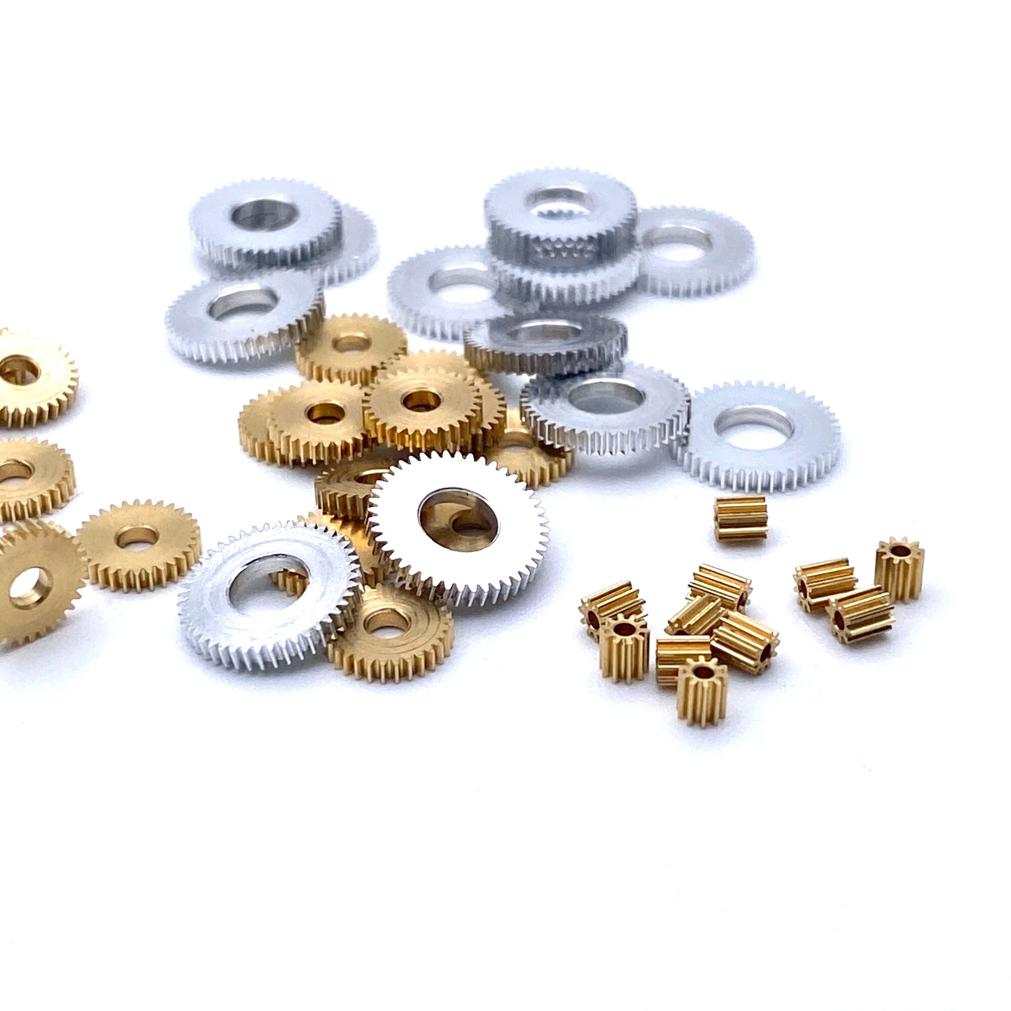 Медные шестерни 0.2M 30/32/33/36/39/40/44/50/60/64 зубов 50 Teeth-Thick 1.2mm, 1.98mm