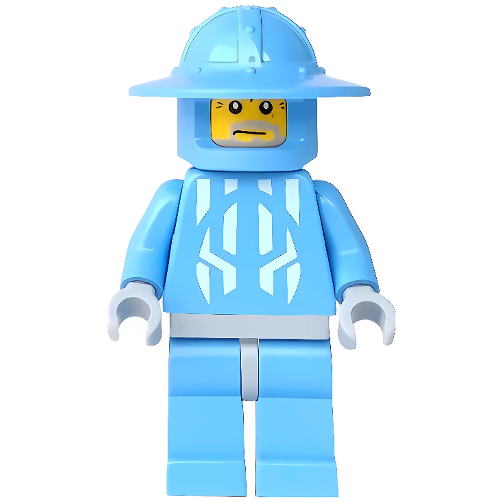 Минифигурка Lego Castle Knights Kingdom II - Jayko Printed Torso, Broad Brim Helmet, Elderly Face (Chess Pawn) cas276 U