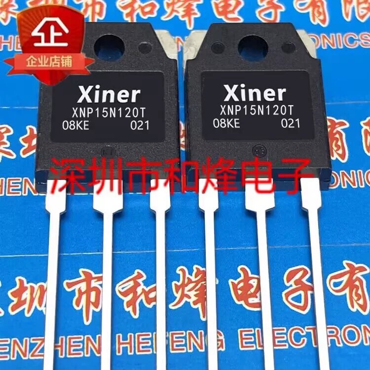 XNP15N120T,2шт./лот, MOSFET транзистор TO‑3P 1200В 15А, для инверторов, нагревательных устройств
