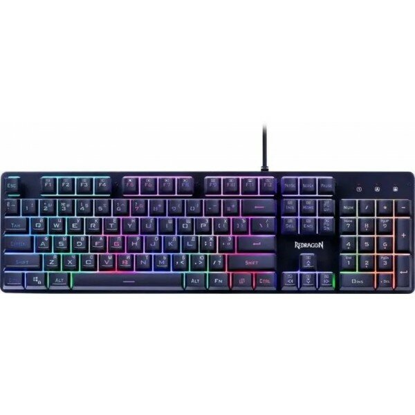 Клавиатура Redragon Nagato RU, RGB, черн,25 anti-ghost, мемб