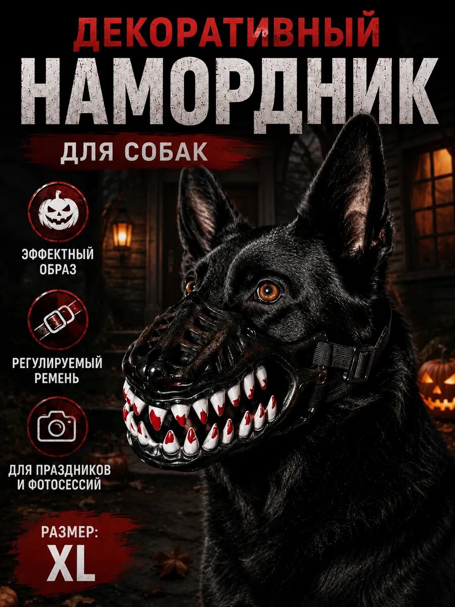 Маска для собак мелких пород и крупных