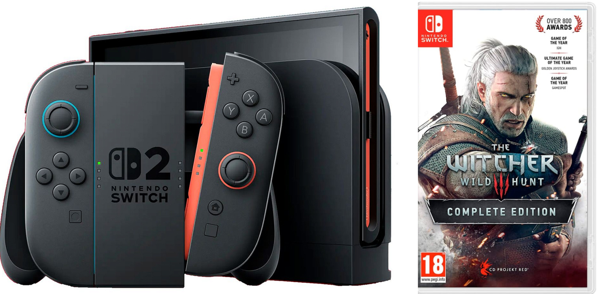 Портативная игровая консоль Nintendo Switch 2, 256 ГБ, черный