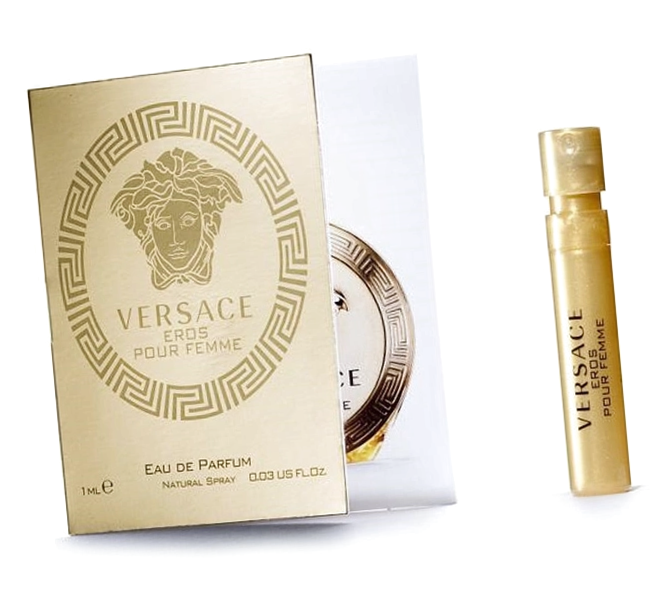 Миниатюра парфюма Версаче Эрос Пур Фам 1 мл / Versace Eros Pour Femme