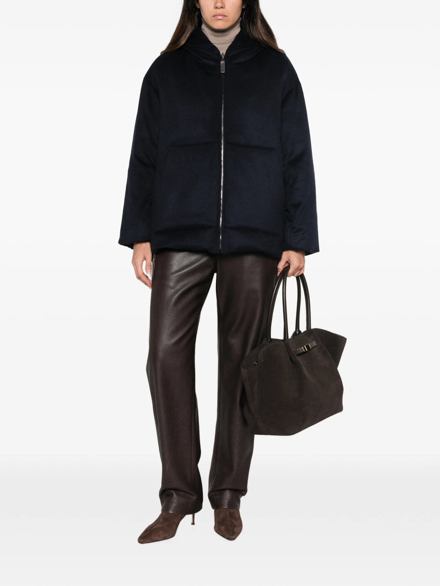 Куртка Max Mara The Cube quilted jacket, размер 38, синий — фото 1