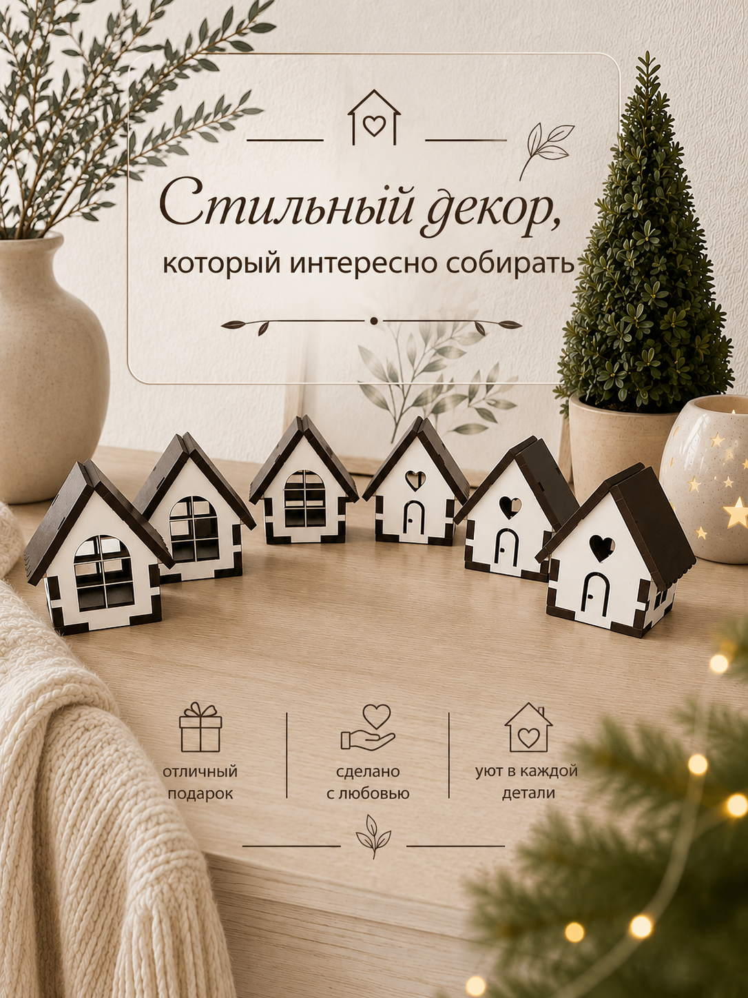 Домик сувенир, для декора