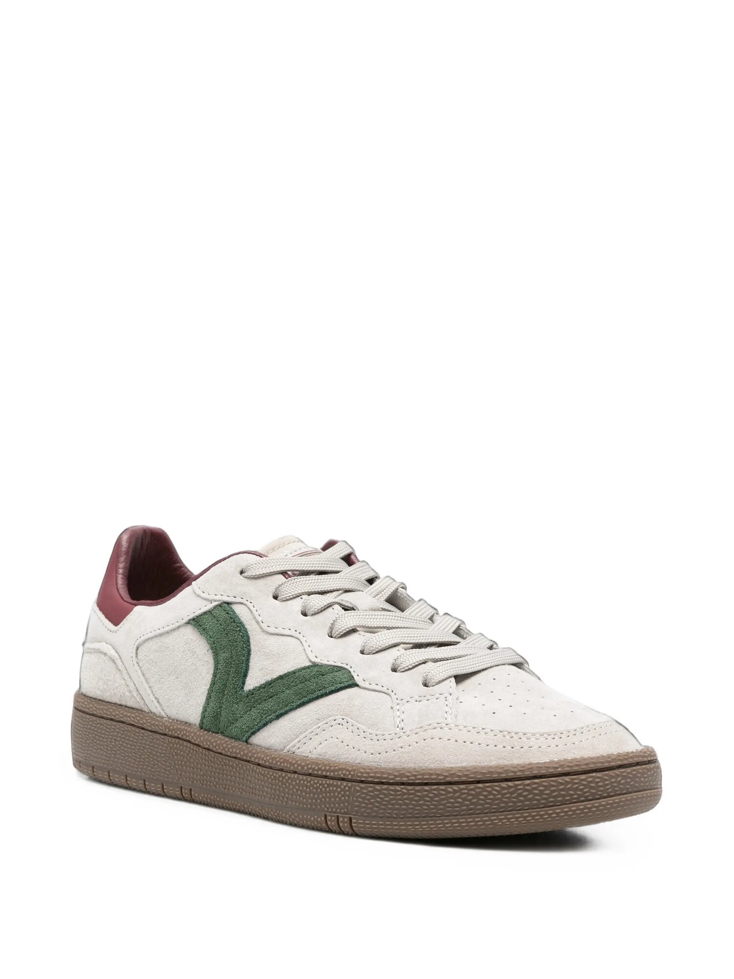 Кроссовки Victoria Suede logo-patch sneakers, размер 43, серый — фото 1