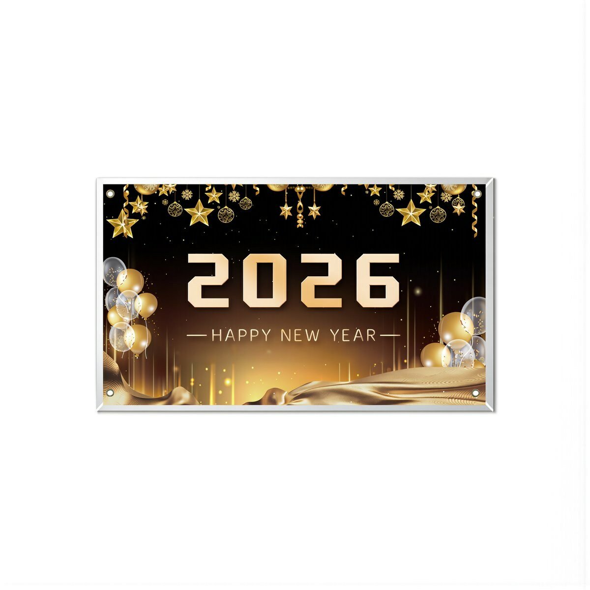 Декор новогодней вечеринки фон баннер 2026 Рождество для гаража фотозона атрибут домашнего праздничного мероприятия всесезонный аксессуар, 002