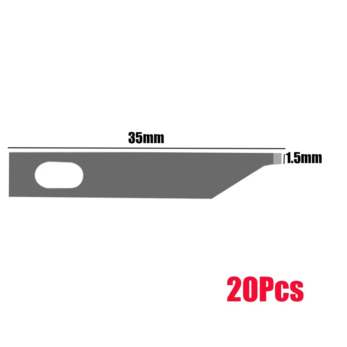 PHONEFIX Наборы ножей для удаления клея с процессоров 5/10/20 шт. 20Pcs Narrow Blade