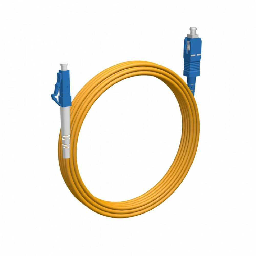 Rexant Патч - корды волоконно - оптические, пигтейлы 50 - 1114 - 3 Патч - корд оптический одномодовый SM 9 125 OS2 разъемы zip - cord LC UPC - SC UPC 3мм Simplex