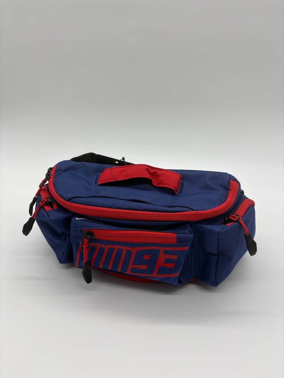 Мотосумка AlpineStars Kanga Waist Bag 2.5л / сумка на пояс для мотоциклов / красно-синяя