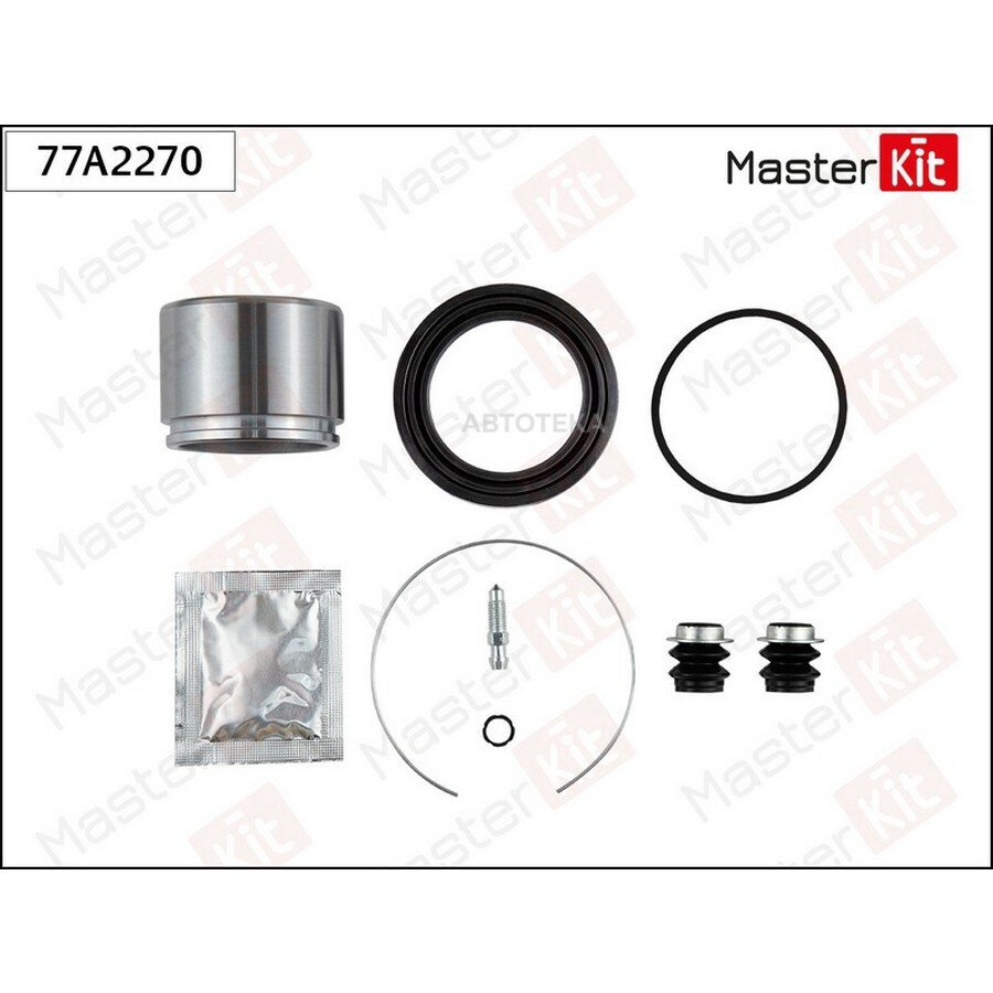Ремкомплект тормозного суппорта+поршень Toyota RAV 4 III (_A3_) 2005 - 2013 MASTERKIT 77A2270