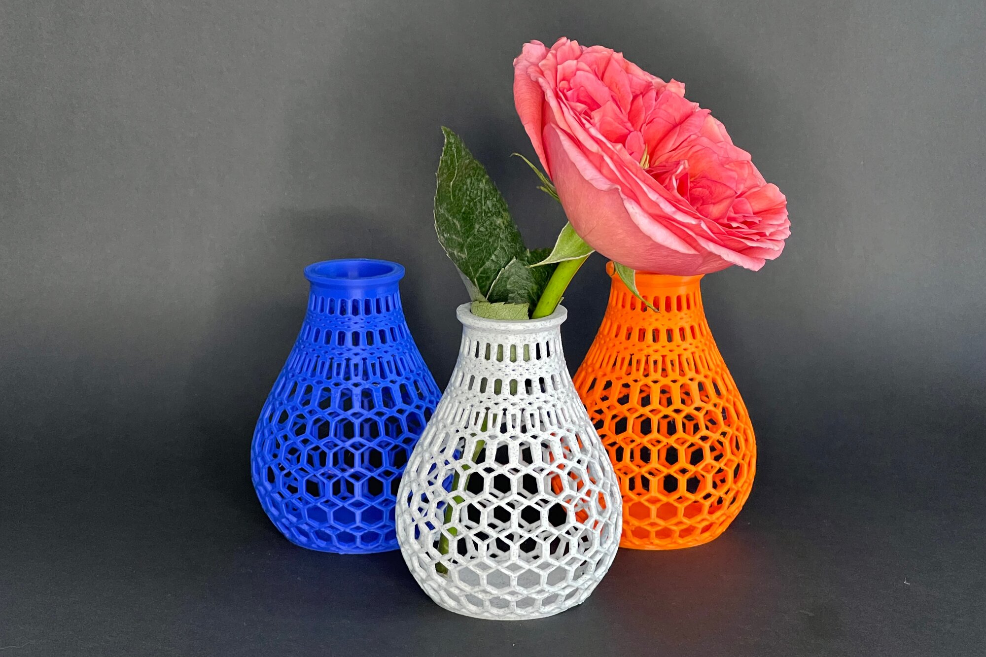 Ваза декоративная дизайнерская, 3D-печать, 3DOPRU арт. VASE-PR-1193228
