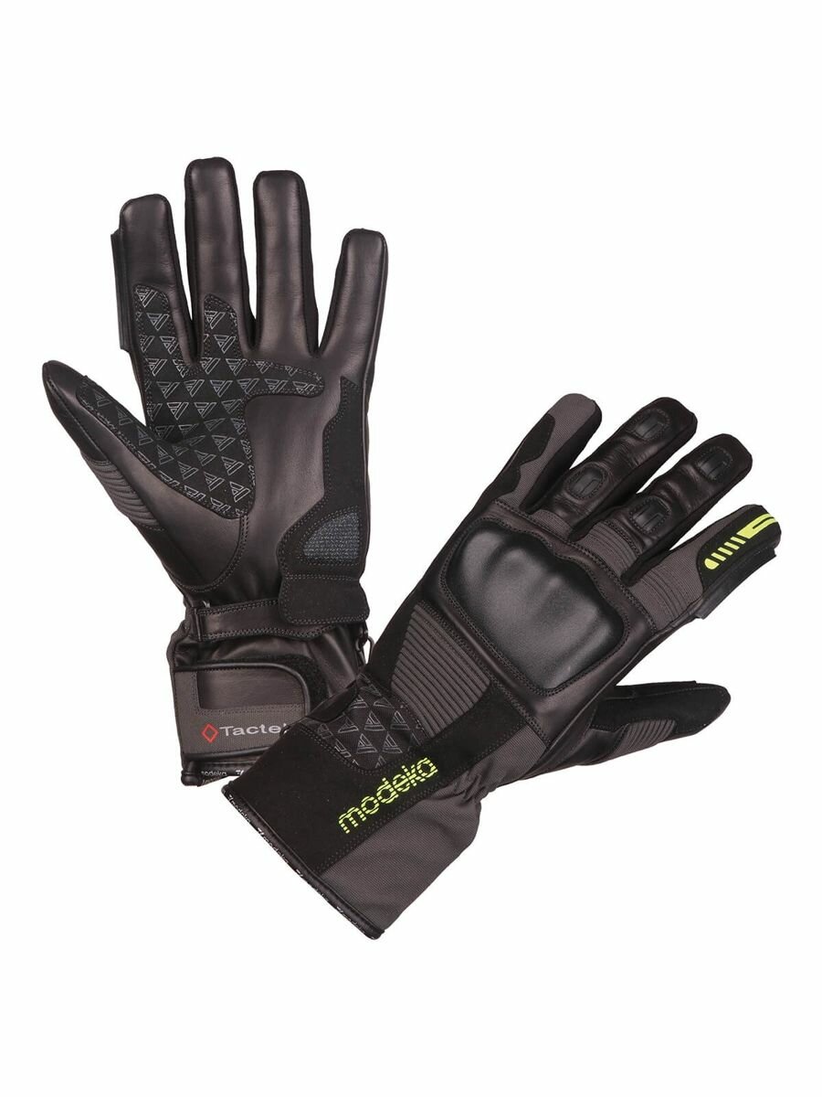 Мотоперчатки Modeka Tacoma (8, Black Dark Grey)