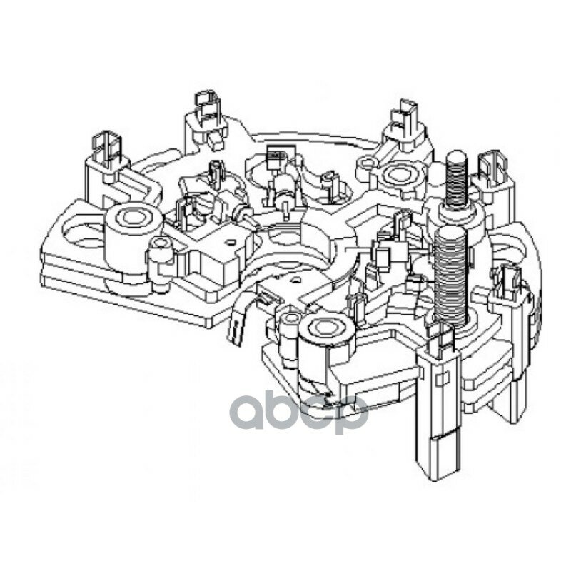 Мост диодный генератора для автомобилей Mercedes-Benz M W163 (98-) 3.2i/E W210 (96-) 2.4i/2.8i STARTVOLT арт. VDB1517