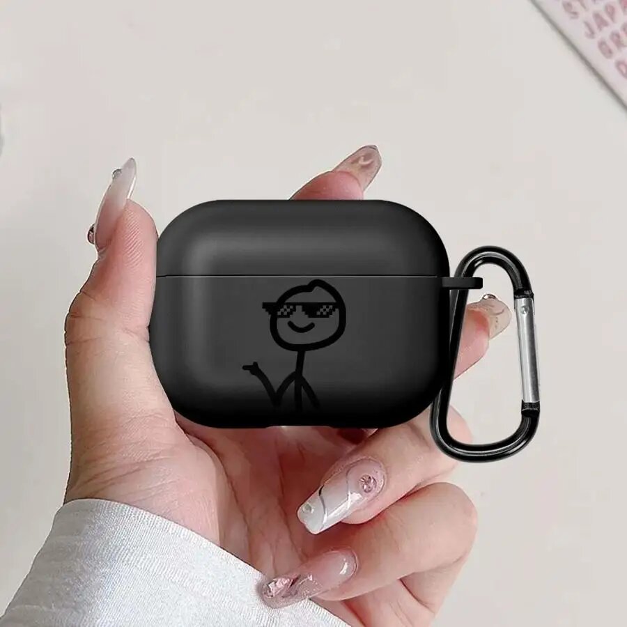 Чехол для наушников AirPods Funny Stickman for Airpods Pro 3, Mix01