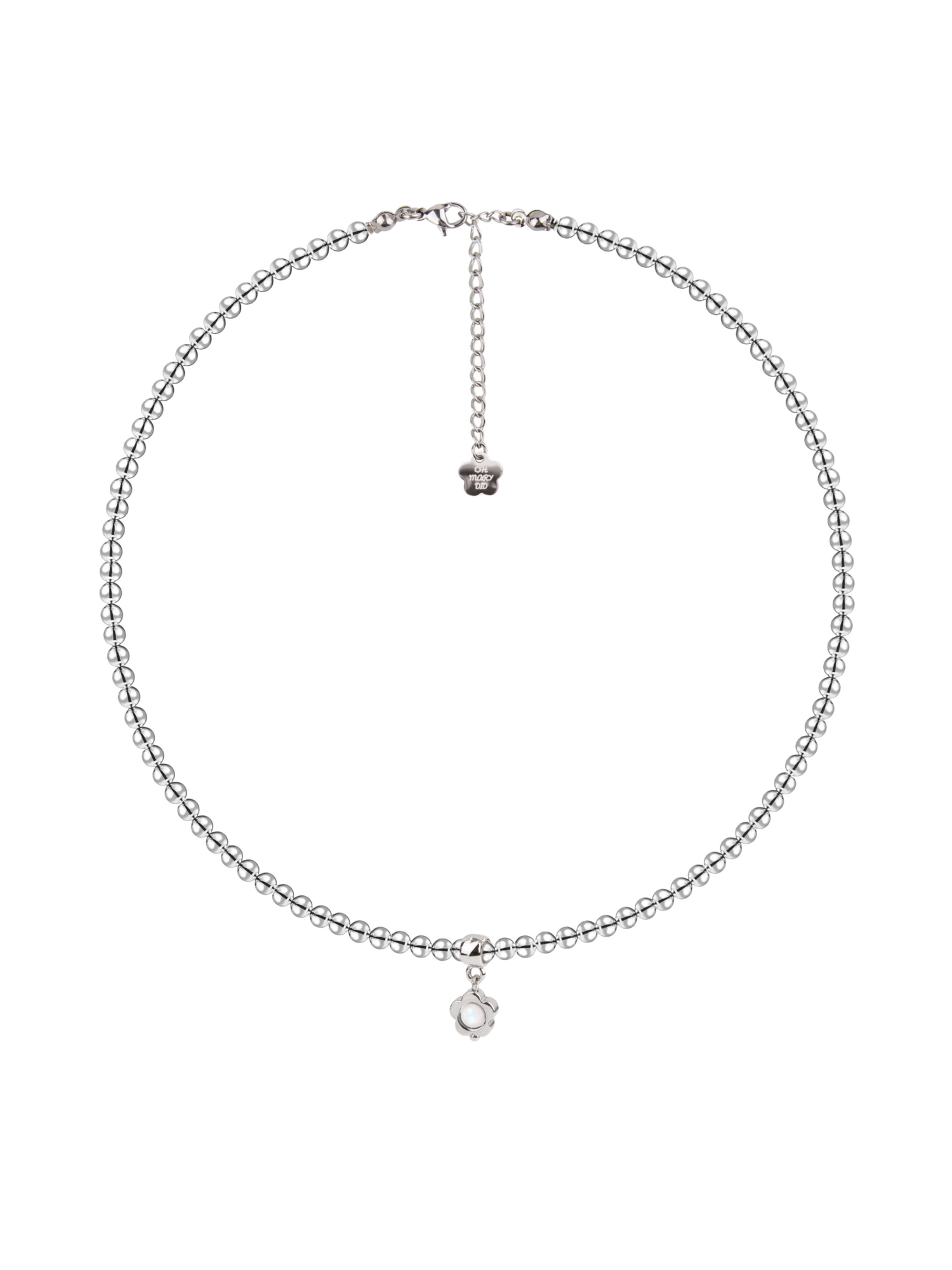 Чокер Oh Mary Did, гематит, жемчуг Swarovski синтетический