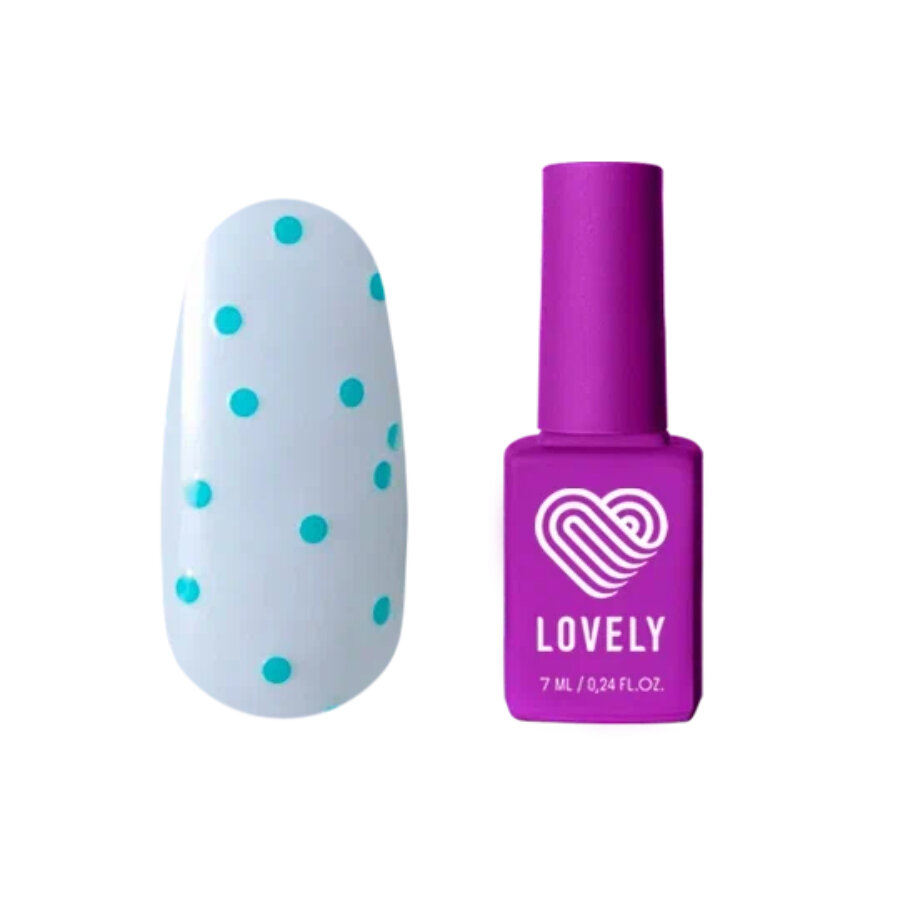 Lovely, Топ без липкого слоя Top Dot 04, 7 мл