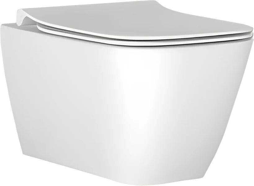 Унитаз подвесной Ideal Standard I Life B T533001 с микролифтом, безободковый, без бачка, антивсплеск, фаянсовый, белый, глянцевый, прямоугольный, сиденье для унитаза в комплекте