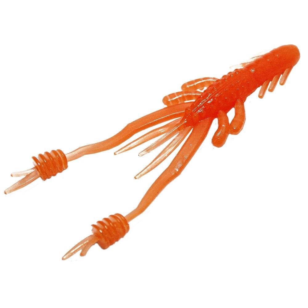 Силиконовая приманка YUMMY Shrimpy 3" 76mm цвет #09 Морковь