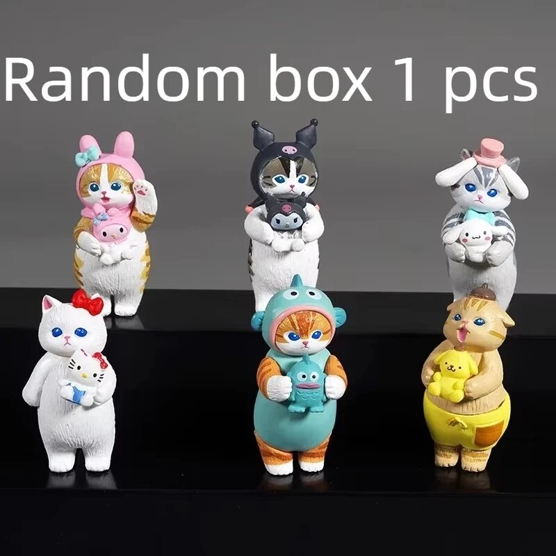 Фигурка Mofusand Cats Bandai, цвет: Random one