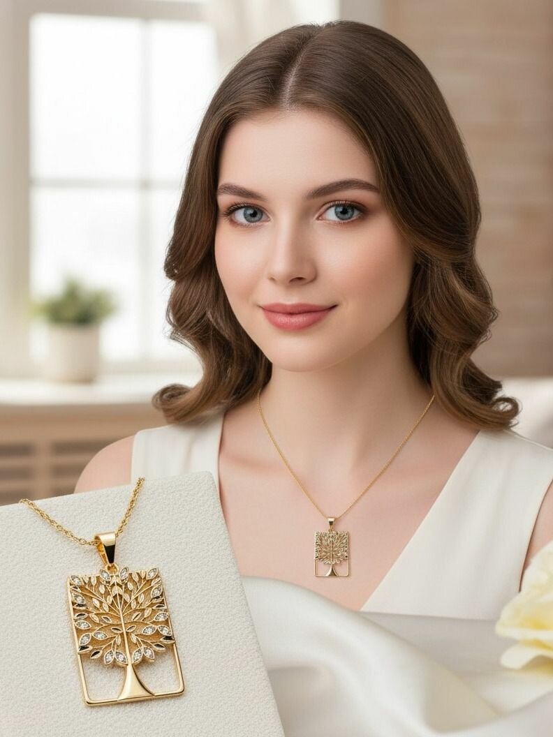 Подвеска, фианит