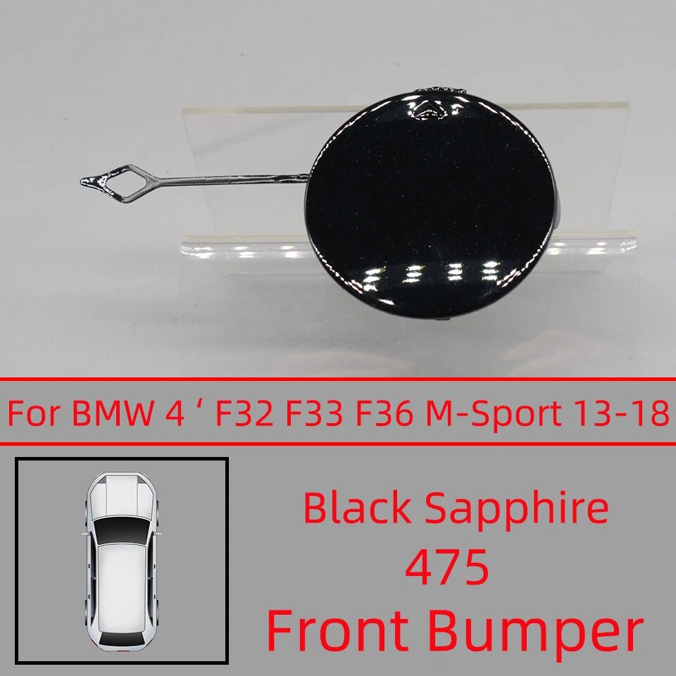 Крышка буксировочного крюка BMW F32/F33/F36 Black Sapphire 475