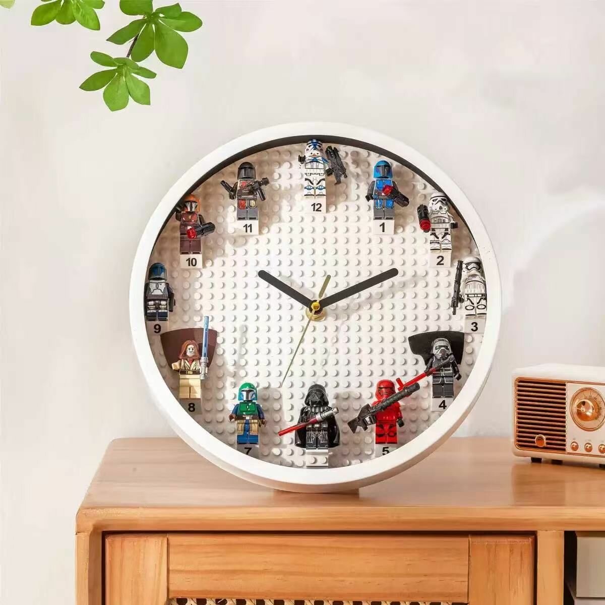 Часы настенные для детской комнаты лего