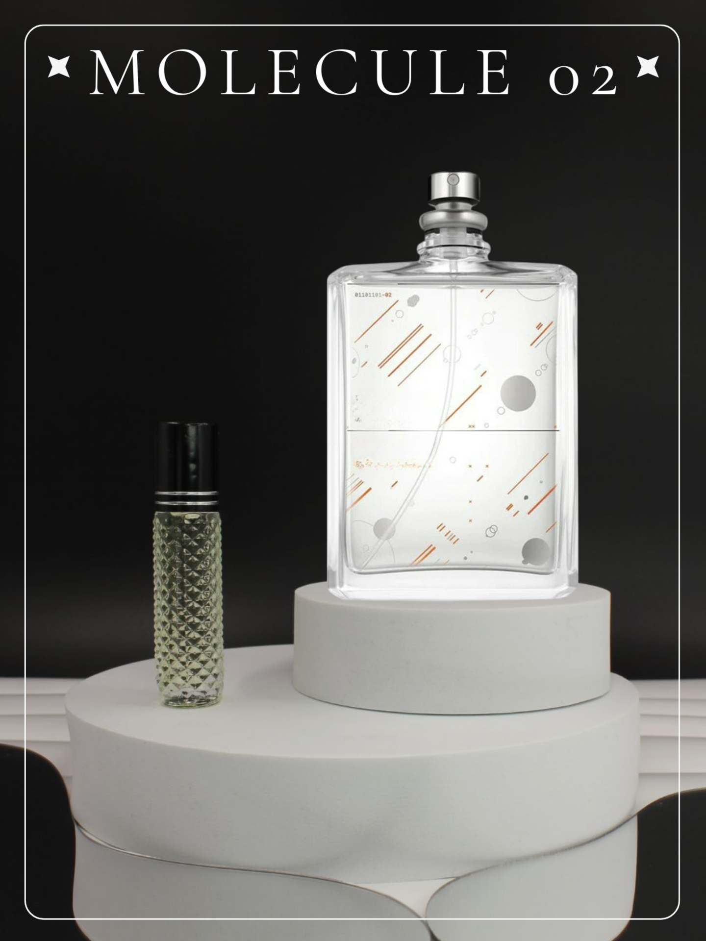 Perfum Secrets; Духи масляные Molecule 02; Молекула 02 роликовый флакон 8 мл