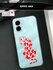 Чехол на Oppo A6x / Оппо A6x с принтом Heart panther 2, прозрачный