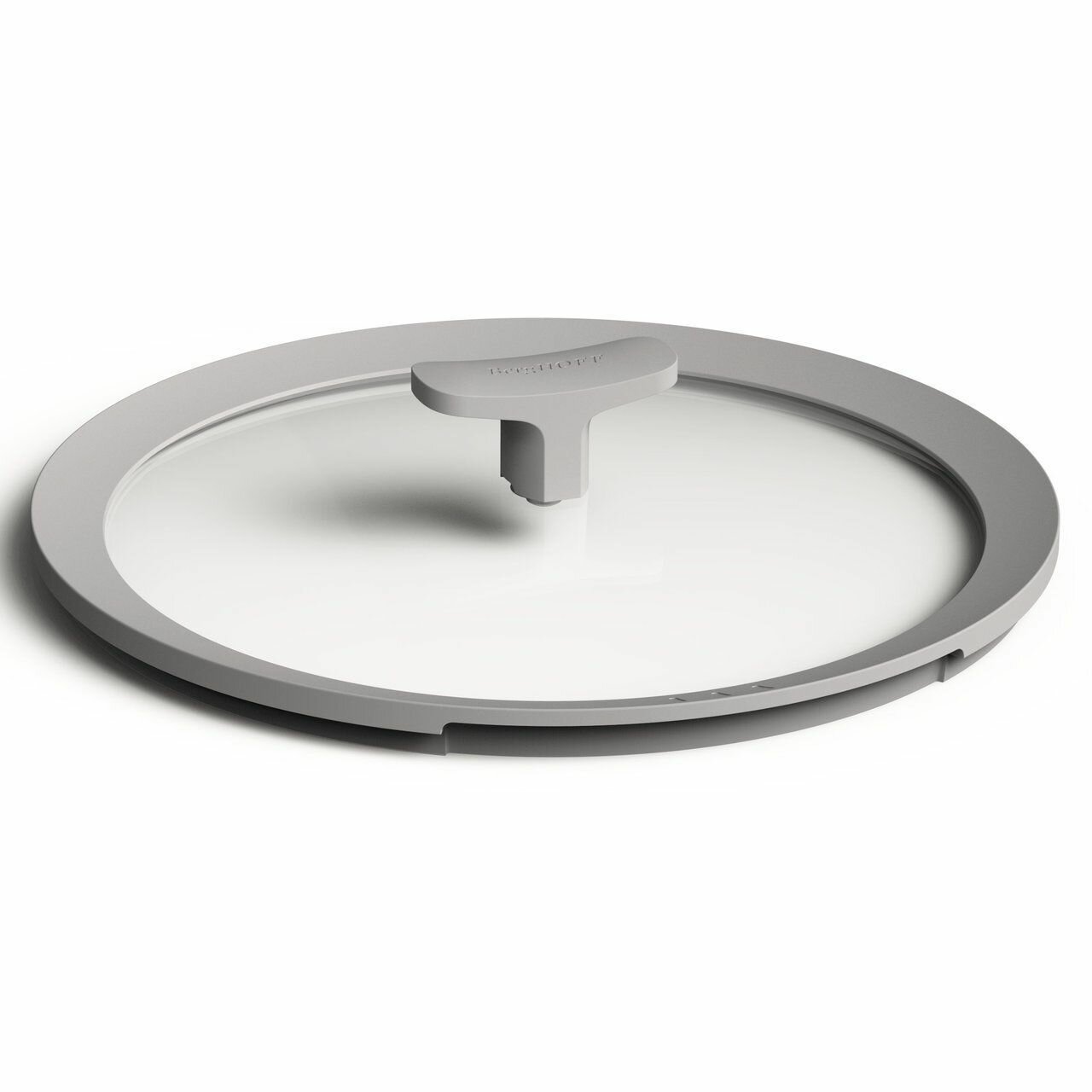 Крышка стеклянная, BergHOFF Leo, 26 см, кухонная, для кастрюли и сковороды, с отверстием для слива и пароотводом, универсальная, для посуды