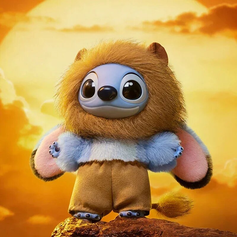 POP MART Disney Stitch Adventure Series: Виниловые плюшевые фигурки, модные игрушки в случайных коробках, таинственные коробки, подарочные наборы, коллекционные фигурки