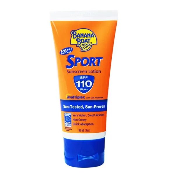 Солнцезащитный крем Banana Boat SPF 110 для всего тела, водонепроницаемый и защищающий от пота, защита от ультрафиолета, 90 мл