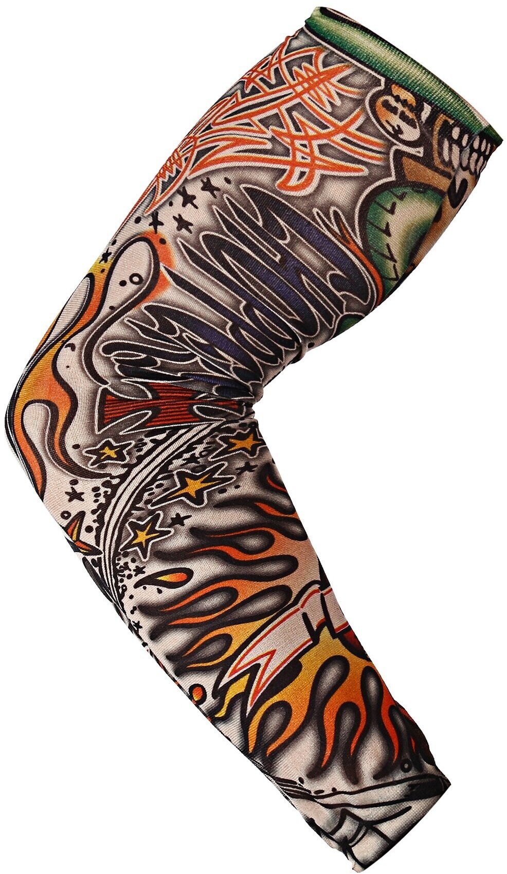 Тату-нарукавник OneTeamGroup, унисекс, эластичный, впитывающий пот, бежевый