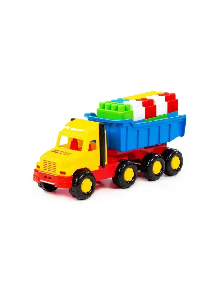 МашинаФаворит и конструктор Строитель, 17 деталей