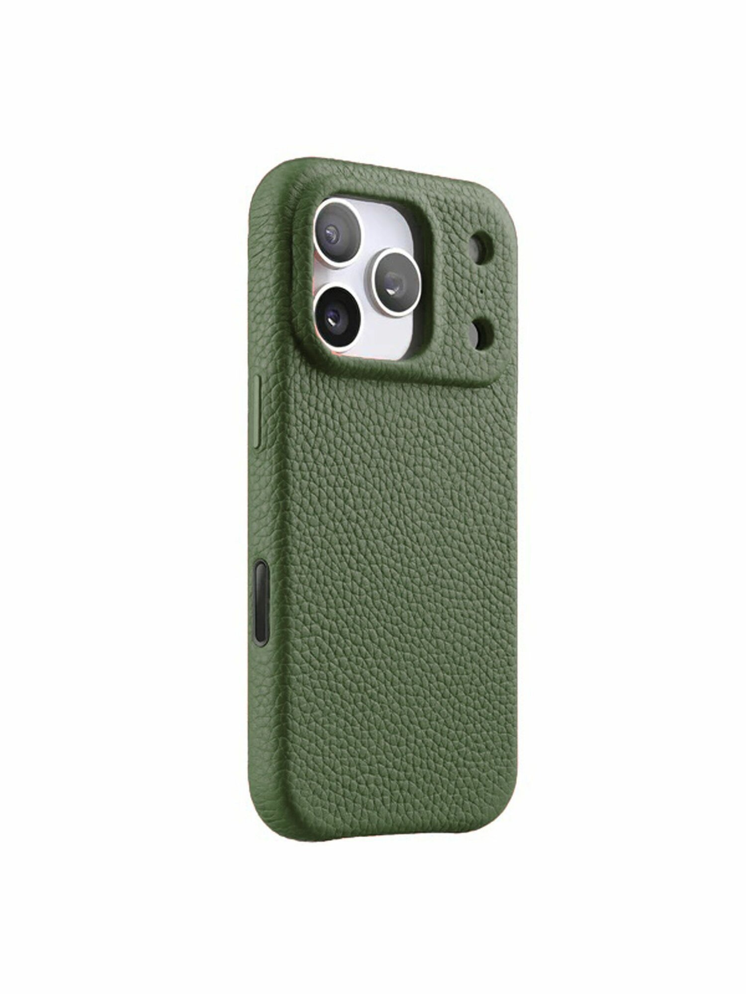 Кожаный чехол накладка с Magsafe Regal SPC для iPhone 17 Pro Max, зеленый