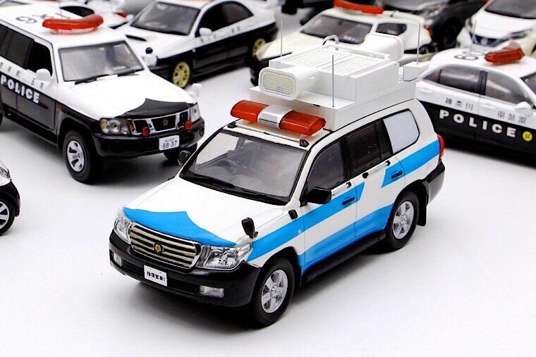 RaiS Kyosho Toyota Land Cruiser LC200 URJ202 Масштаб 1:43 Японский полицейский автомобиль модель автомобиля полицейского управления