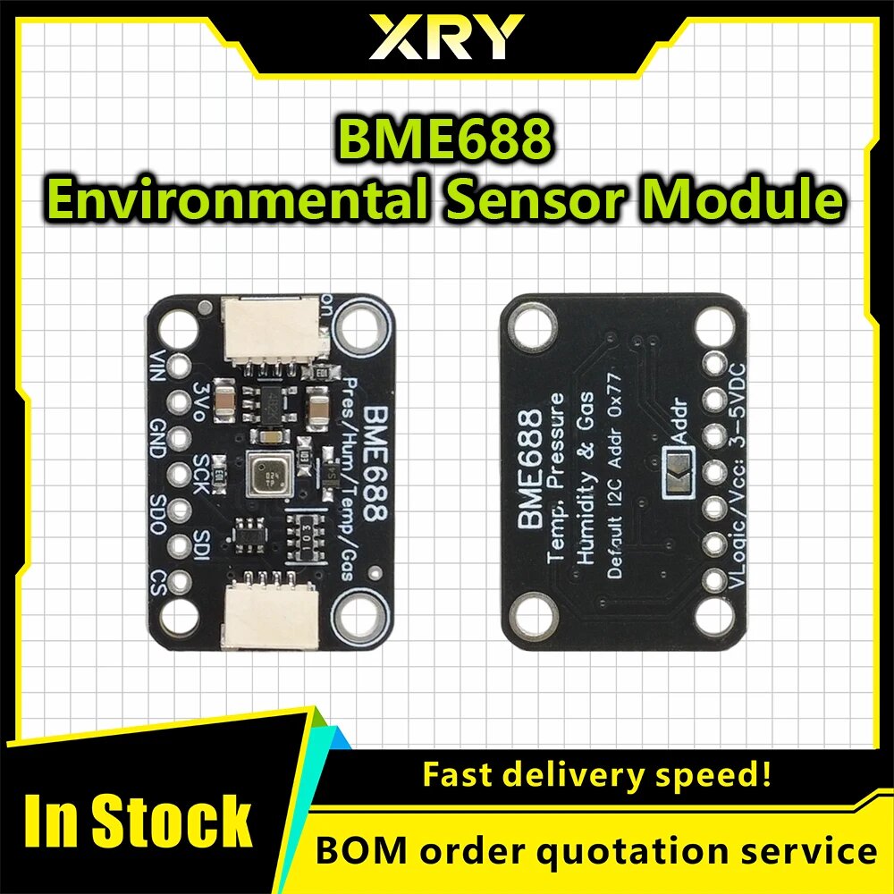 XRY BME688 Модуль датчика, 1PCS, dual interface