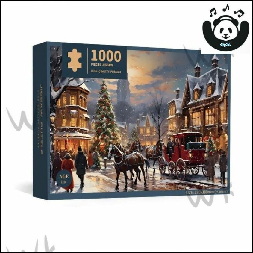 Эксклюзивный адвенткалендарь с пазлом на 1000 элементов