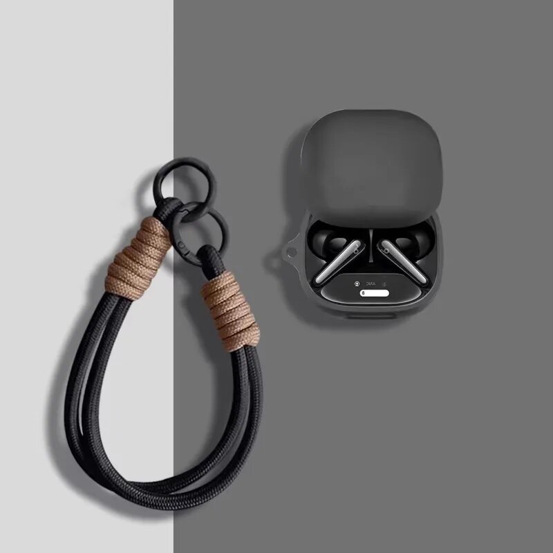 Чехол для Soundcore Liberty Buds/ Liberty 5, силиконовый противоударный чехол для Soundcore Liberty 4 Pro/ Liberty 4 с веревкой