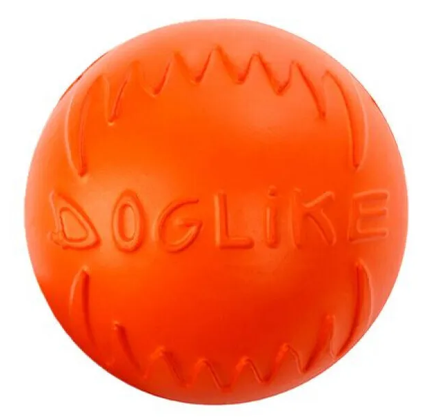 Игрушка для собак Doglike / Доглайк DM-7343 Мяч большой оранжевый / зоотовары для животных