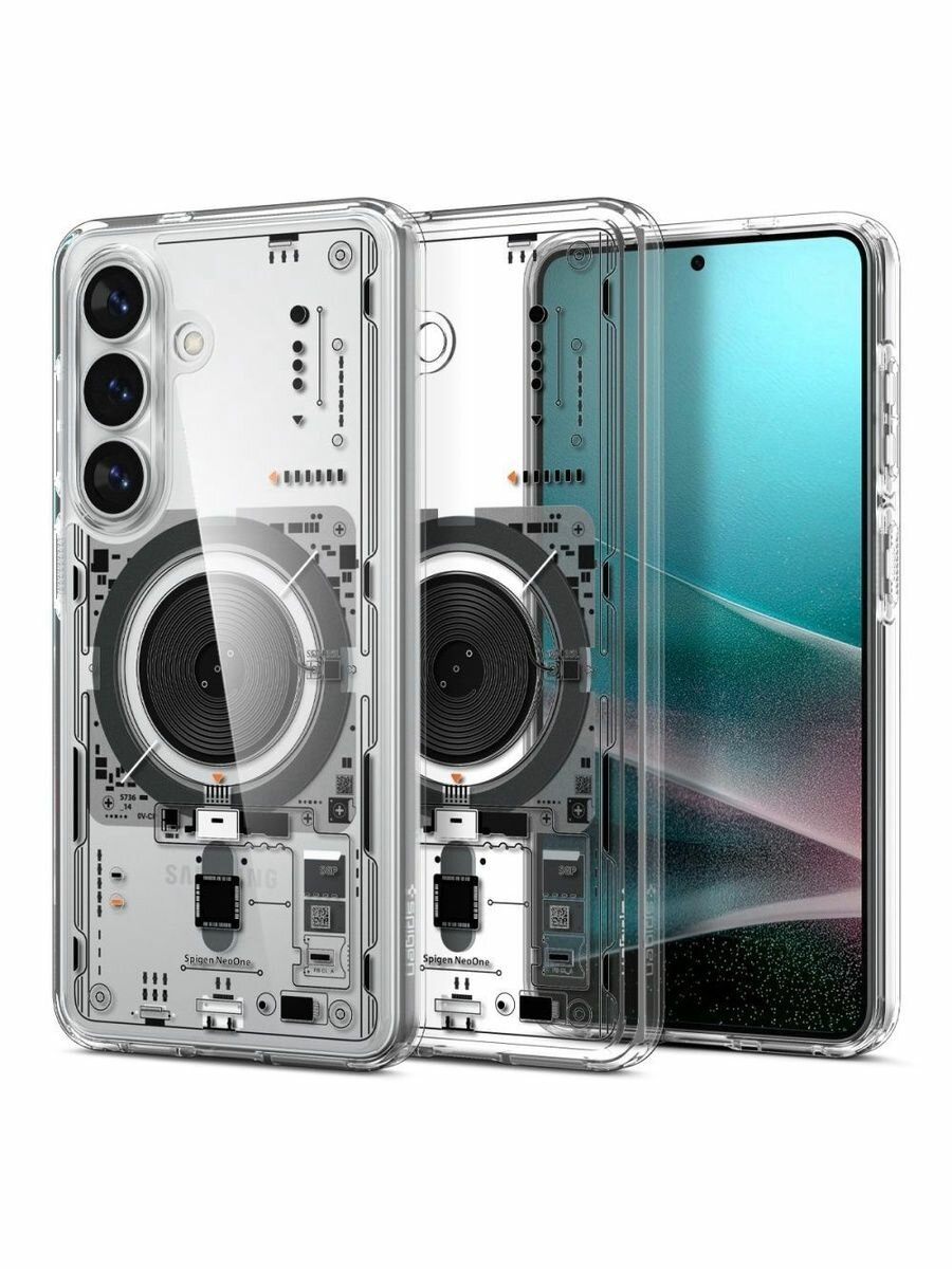 Чехол на Samsung Galaxy S26 Plus, Spigen Ultra Hybrid Magsafe Neo One (ACS11212), противоударный, бортики для защиты камеры и дисплея / Чехол на Самсунг Галакси С26 Плюс