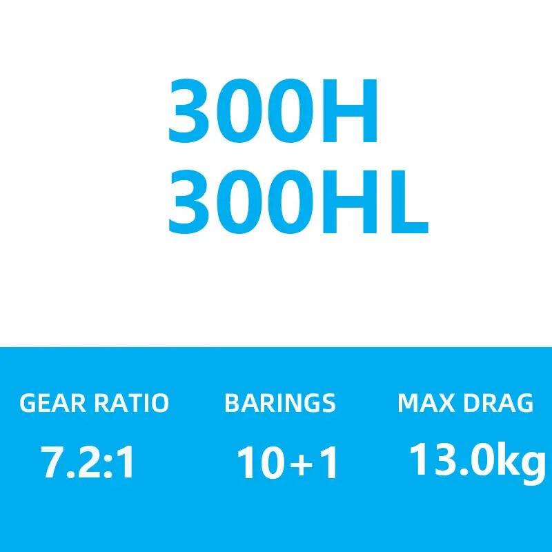 Daiwa Original PT 300 Giant Killer Max Drag Рыболовная катушка Левая рука, 300H OR 300HL