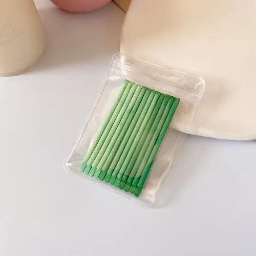 Заколки невидимки зеленые Green gradient