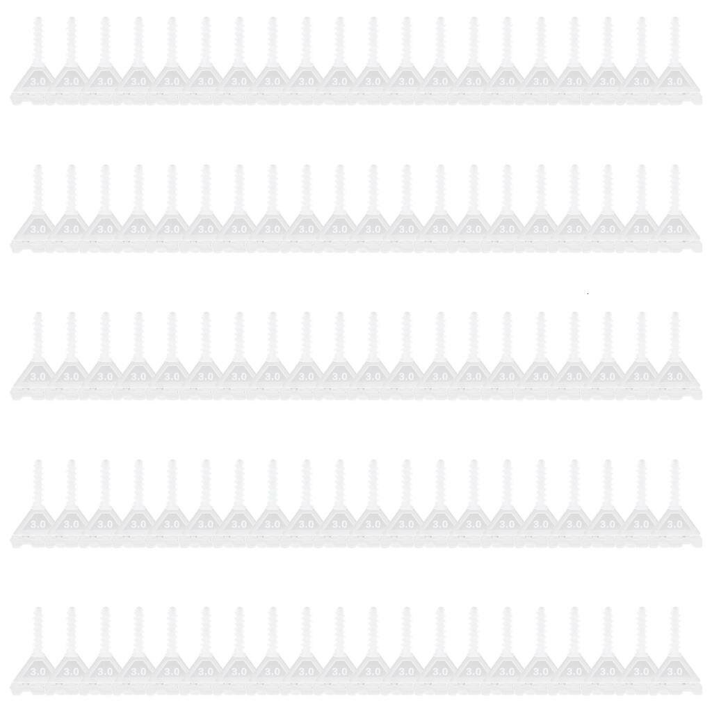 Керамические выравнивающие клипсы для плитки, 100 шт, 3 Спира L база