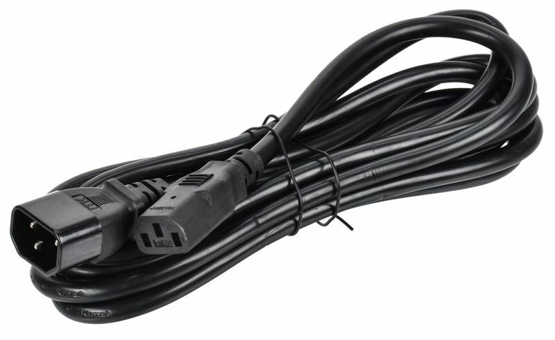 Кабель электропитания PDU 3х1.5 3м с разъемами С13-C14 ITK PC-C13C14-3M