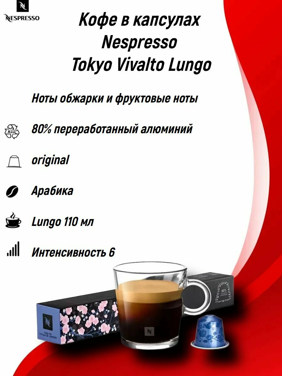 Кофе в капсулах Nespresso Tokyo