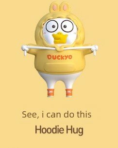Фигурка POP MART Little Duck из слепой коробки, дизайн Look at Me Like This, нераспечатанная коллекционная игрушка