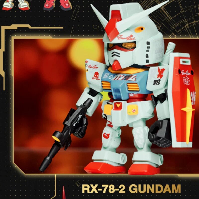 Bandai QMSV Mini 5th Anniversary Модель RX-78-2 с щитом, подтверждена после открытия