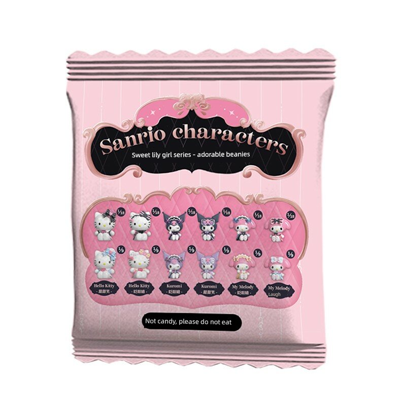 Набор-сюрприз Sanrio Sweet Girl: милые фигурки Hello Kitty, Kuromi, My Melody – подарок для девочек. Одиночный