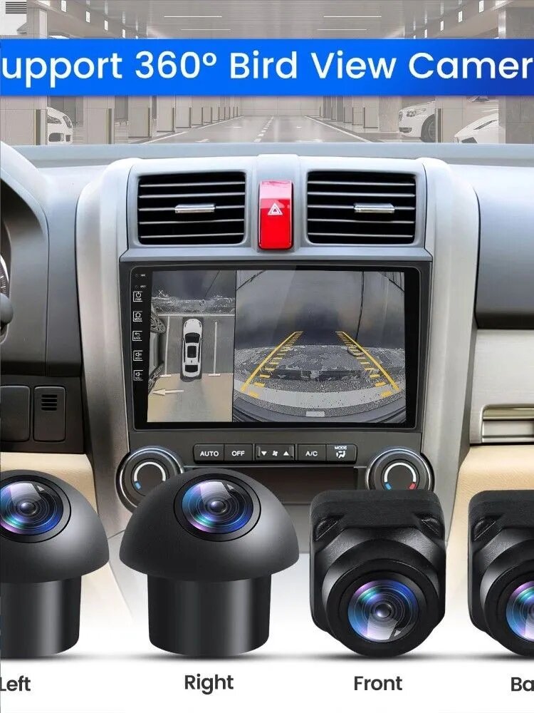 3D car 360° camera Парктроник датчики: 4 шт. Универсальные парковочные системы — фото 1